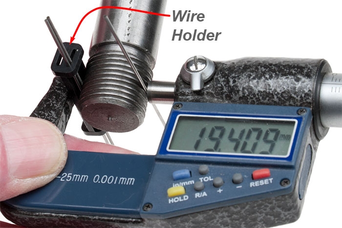 Thread Measuring Wire Set With Holders Arc Euro Trade